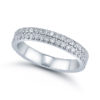Double Row Micro Pave Band - Women's Wedding Bands Wedding Bands